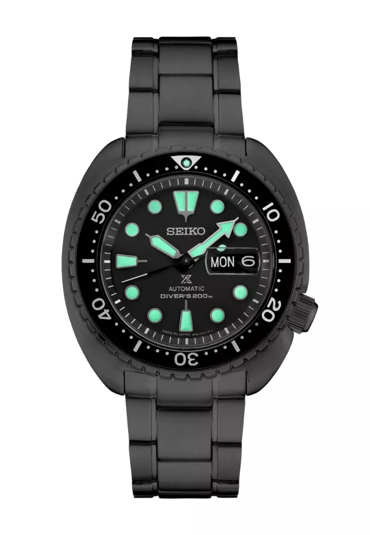 Buy Seiko Seiko Prospex The Black Series ‘Night Vision’ Turtle Diver ...