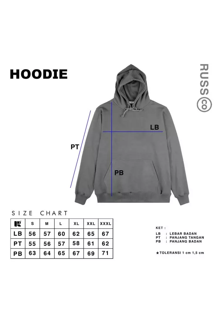 Jual Russ & Co Russ Sweater Hoodie Lank Green Original 2024 | ZALORA ...