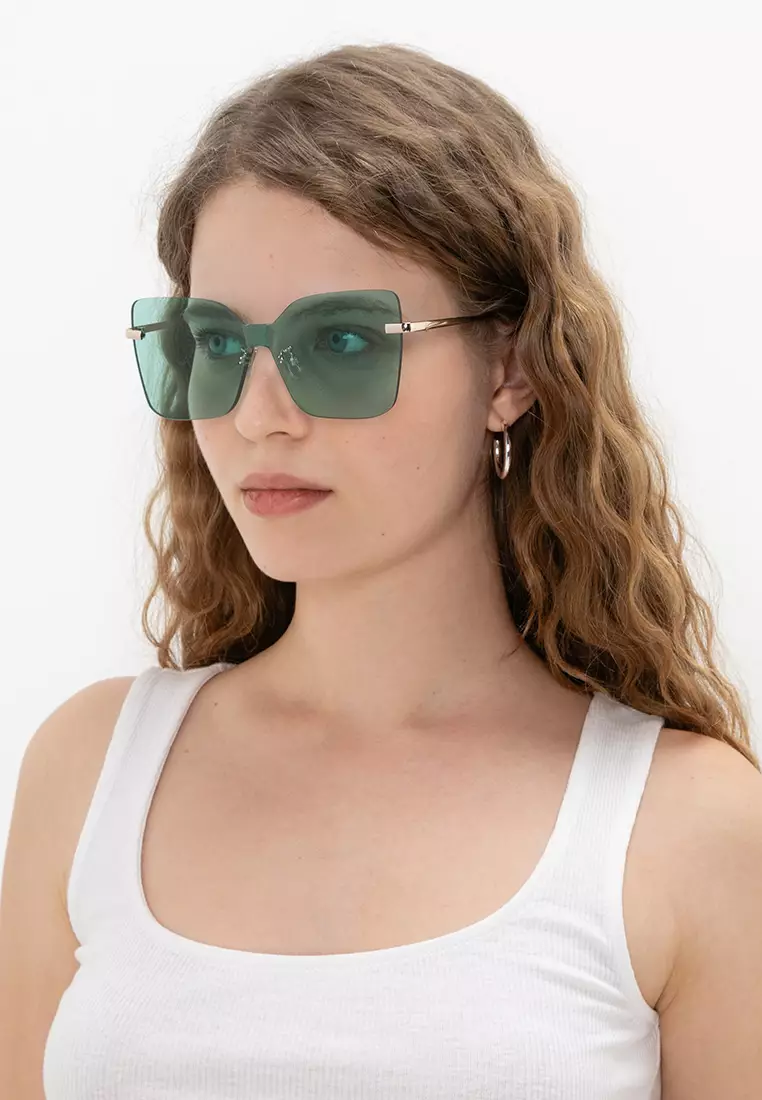 Buy ALDO Romashin Rimless Square Sunglasses 2026 Online | ZALORA