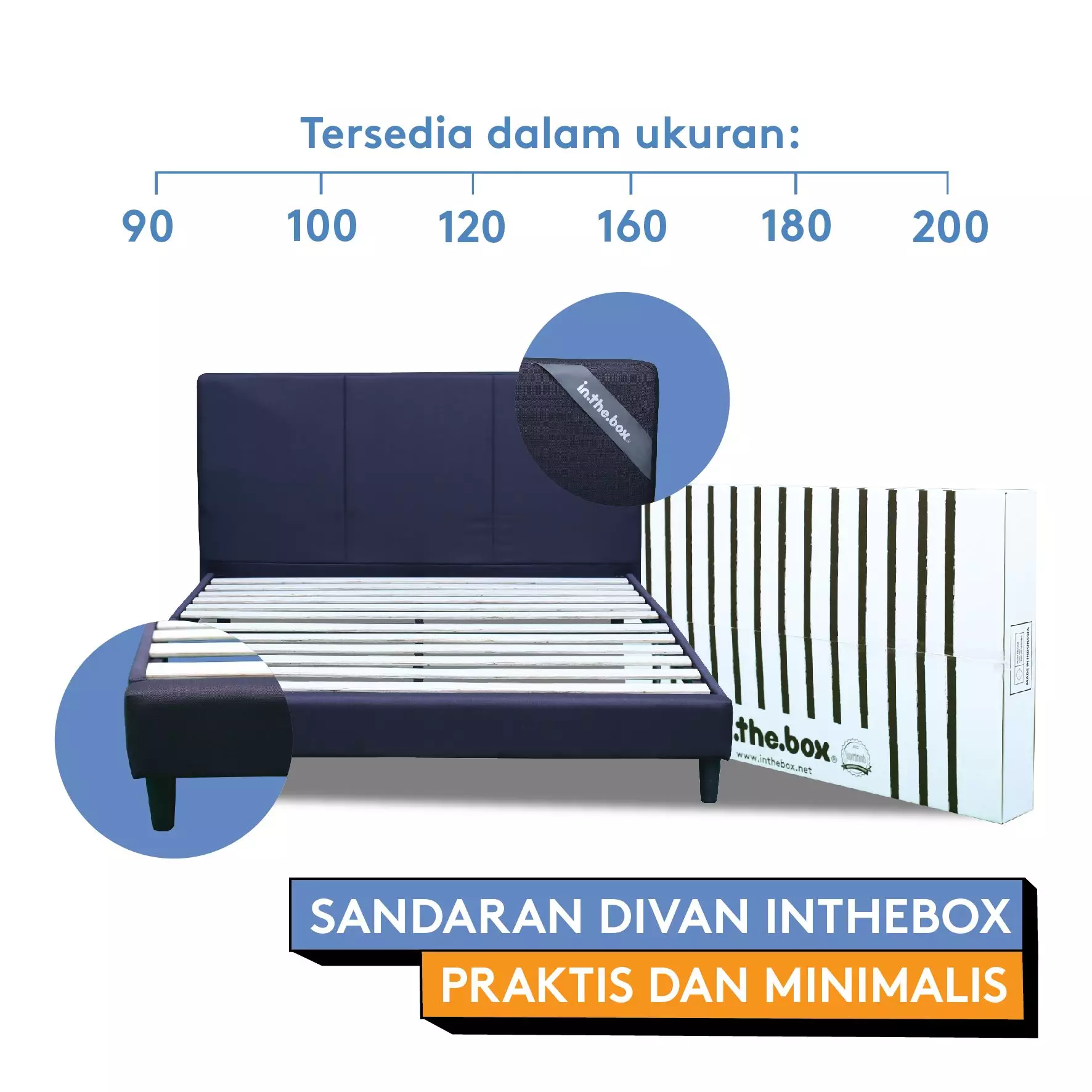 Jual in.the.box Divan Sandaran INTHEBOX - Ukuran 200x200 Original 2024 ...