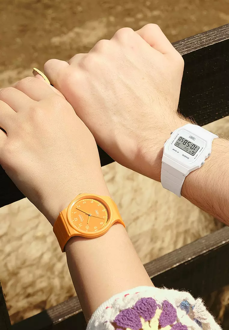 網上選購 Casio Pop Series Men Digital Watch F-91WB-7A White Resin Strap ...