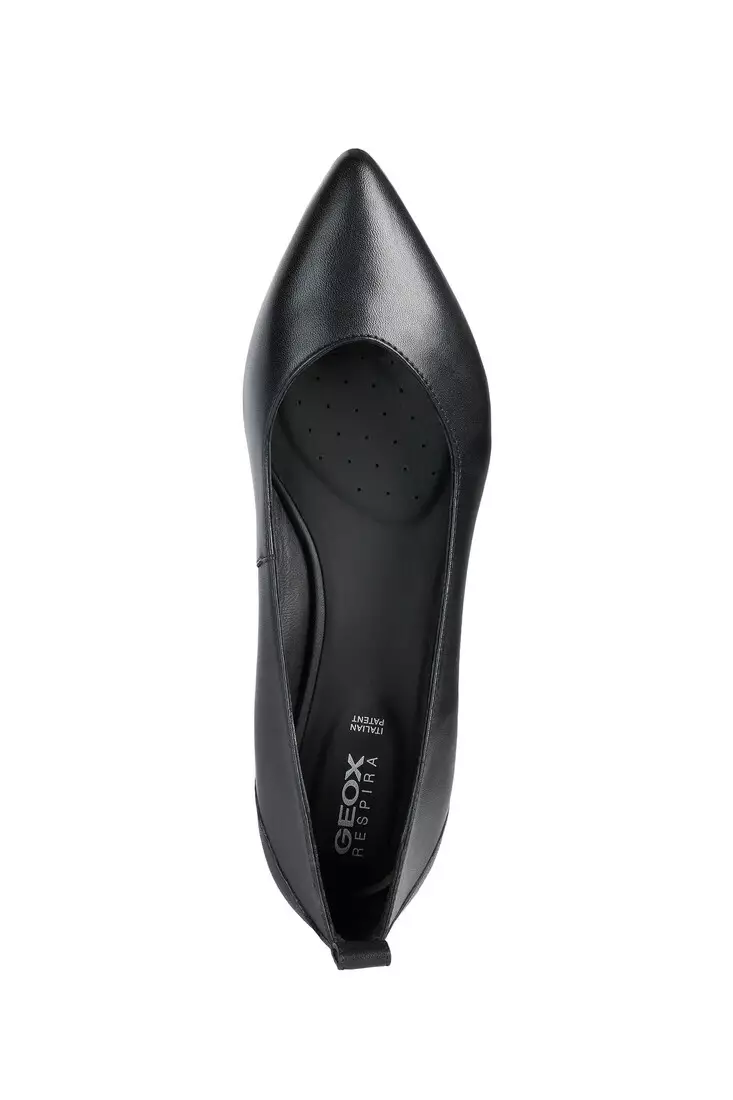 Buy Geox GEOX Ladies Charyssa Basic Pointed Toe Ballet Flats - Black ...