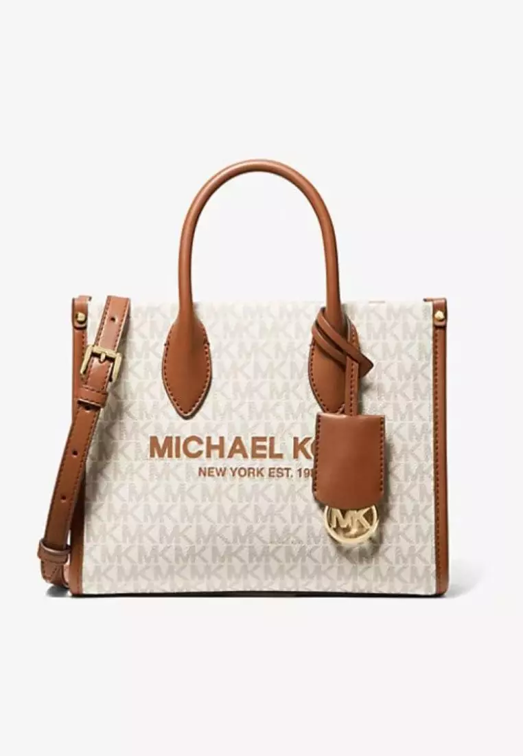 Jual MICHAEL KORS Michael Kors Mirella Small Logo Crossbody Bag Vanilla ...