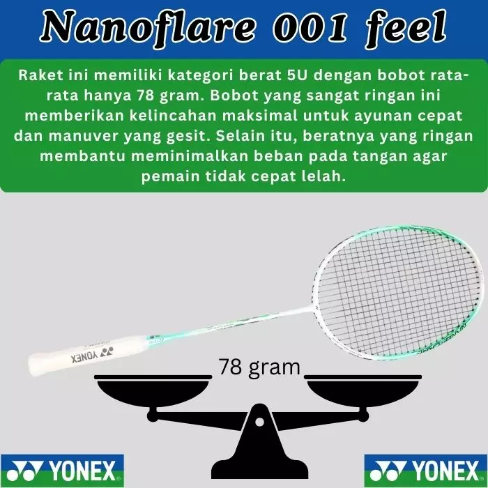 Jual Yonex Raket Badminton Yonex Nanoflare 001 Feel GRATIS Senar, tas ...
