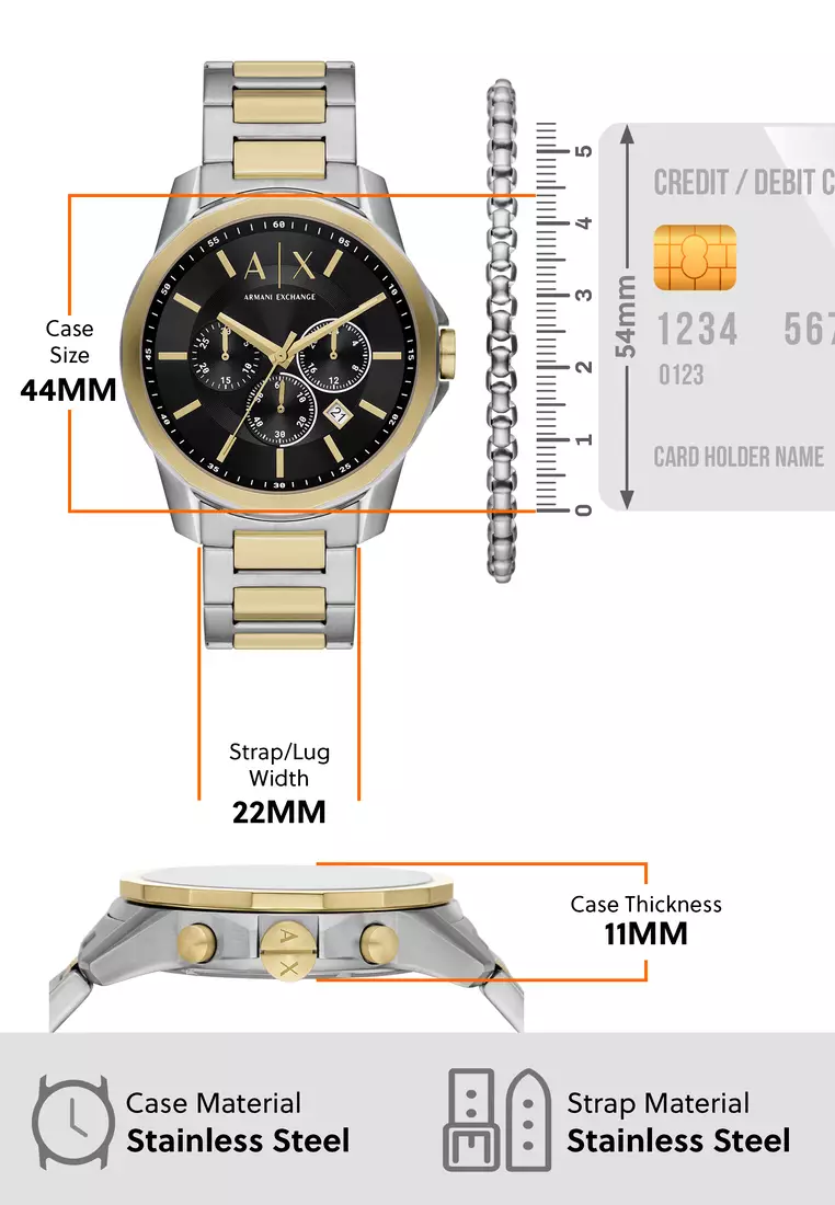 Buy Armani Exchange Watch AX7148SET 2025 Online | ZALORA