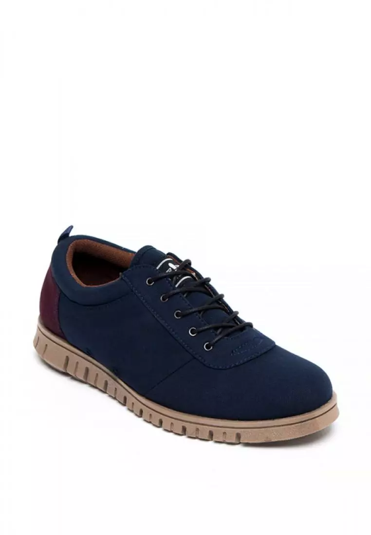 Jual Foot Step Footstep Footwear Polka V2 Navy Men Sneaker Shoes ...
