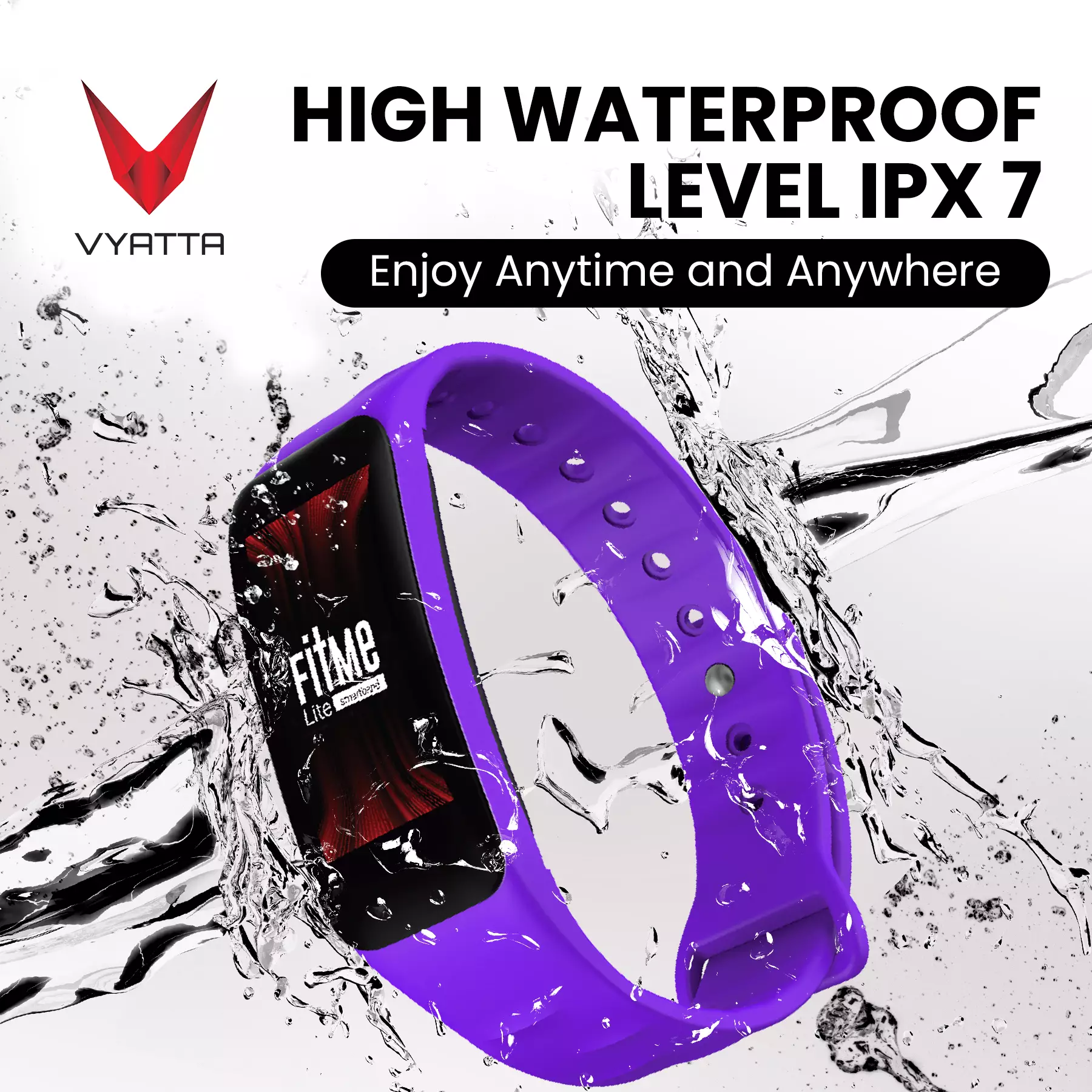 Jual Vyatta Vyatta Fitme Lite Smartband Smartwatch Real Body