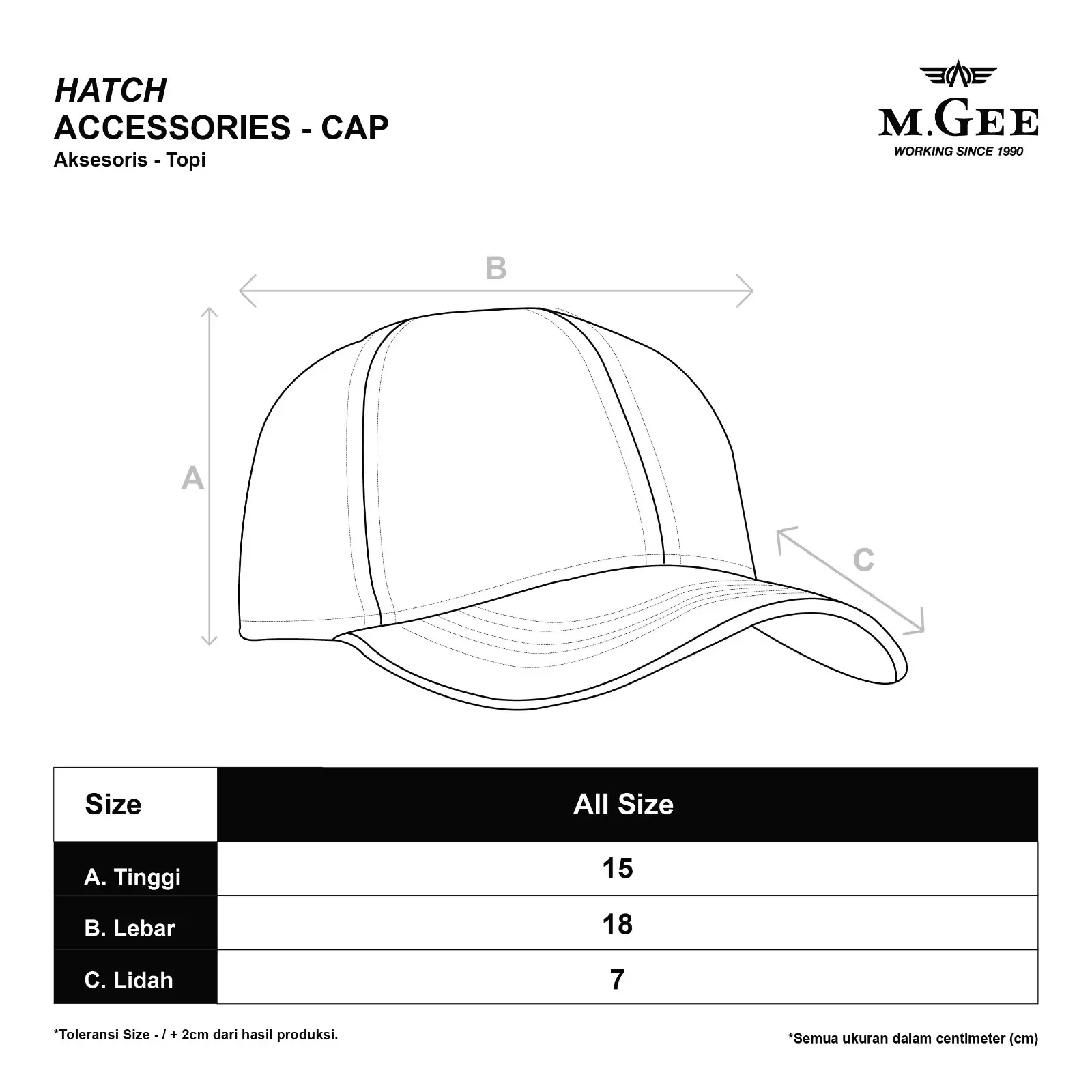 Jual MGEE MGee Topi Pria Hat Trucker Baseball M gee Hatch C088 Green ...