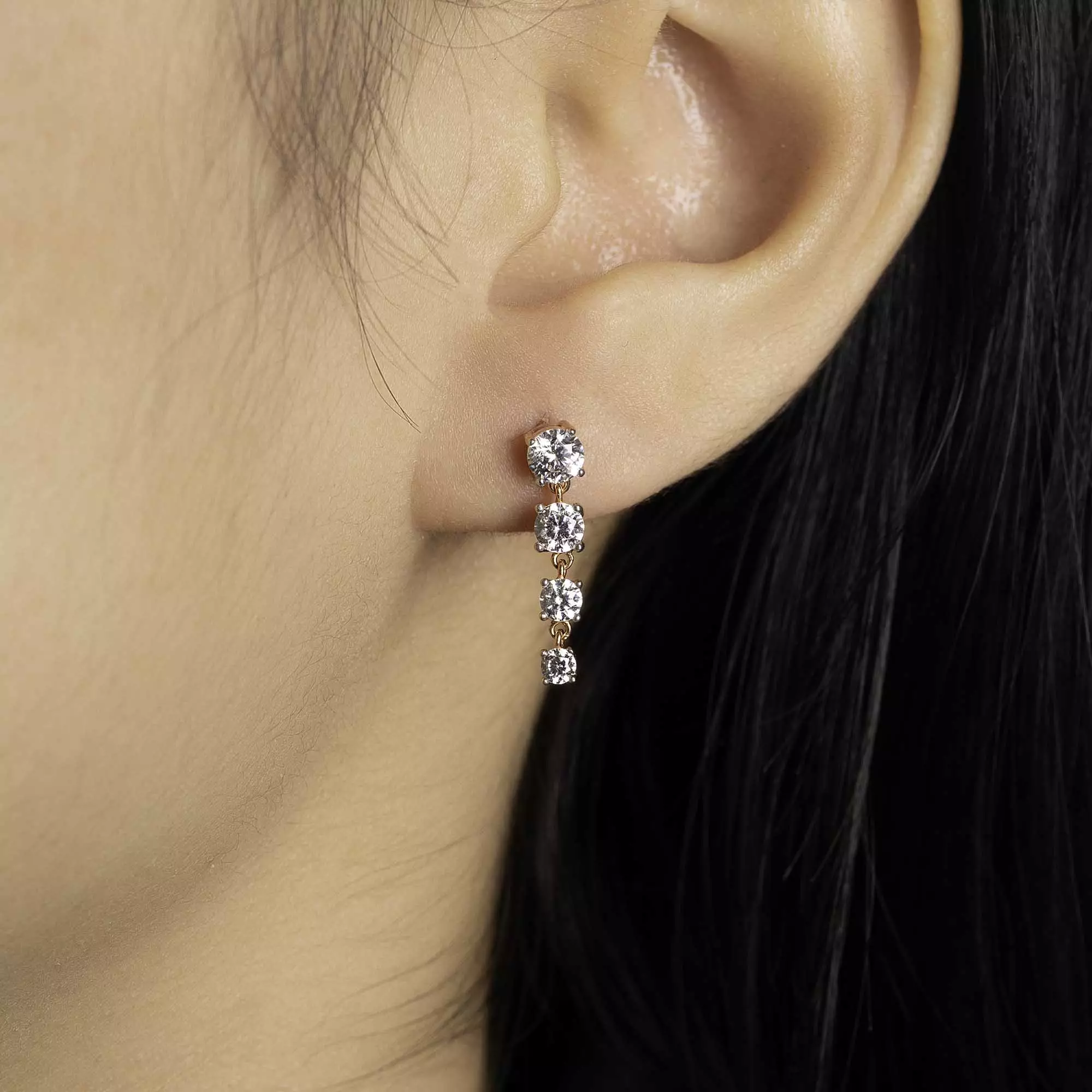 Jual Juene Jewelry Anting Stud Emas 7k - Rona Gold Earring - Glacia ...