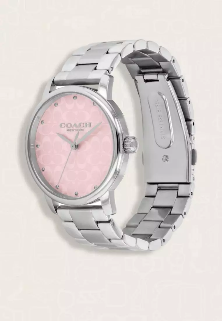 Jual Coach Jam Tangan Wanita Coach Grand Watch & Strap Gift Set, 36mm ...