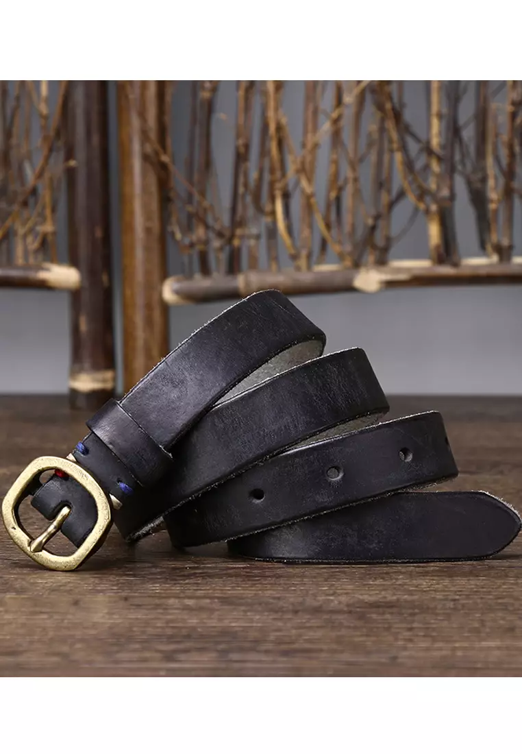 Buy Twenty Eight Shoes Handmade Vintage Full Gain Leather Belt CP163 ...