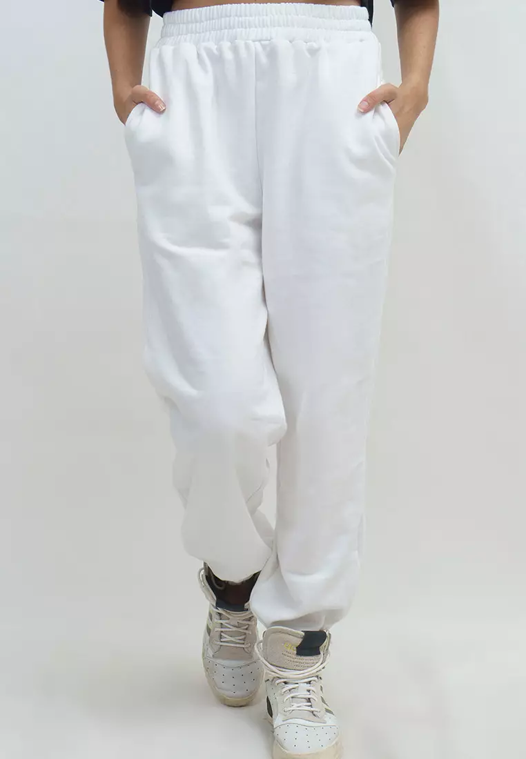 Jual Ocwa Studio OCWA SWEATPANTS BASIC WHITE Original 2025 | ZALORA Indonesia