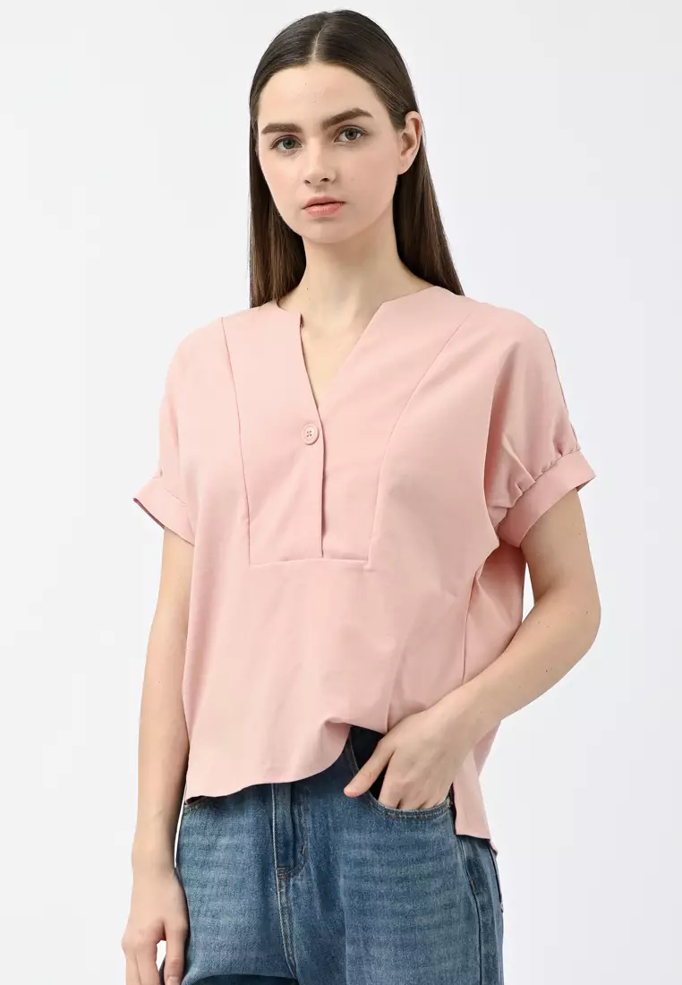 Buy Plain B. Collar Shirt 2026 Online | ZALORA