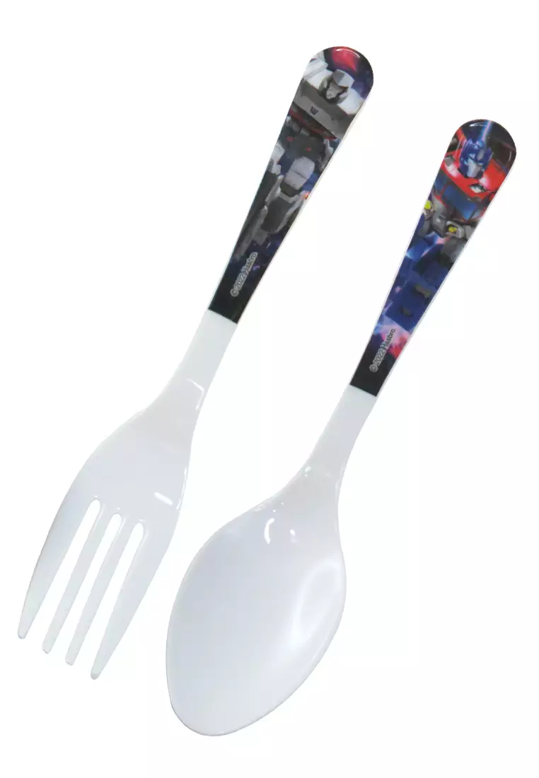 Buy Transformers Prime Megatron Melamine Fork & Spoon Set Online ...