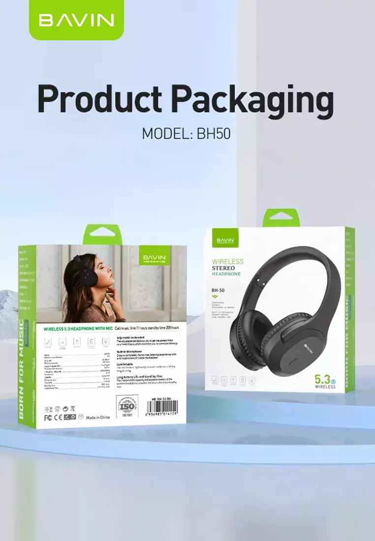 Buy BAVIN BAVIN BH50 Bluetooth 5.3V Stereo Audio Sounds Built-In ...