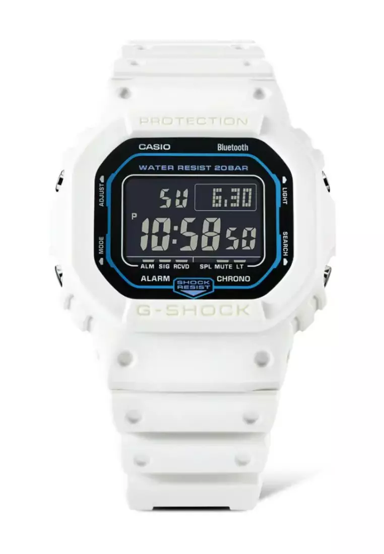 Buy Casio Casio G-Shock Digital White Resin Strap Unisex Watch DW ...