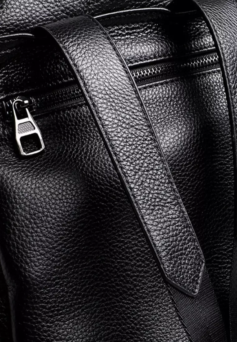 Buy ZITIQUE Head layer cowhide backpack 2025 Online | ZALORA Philippines