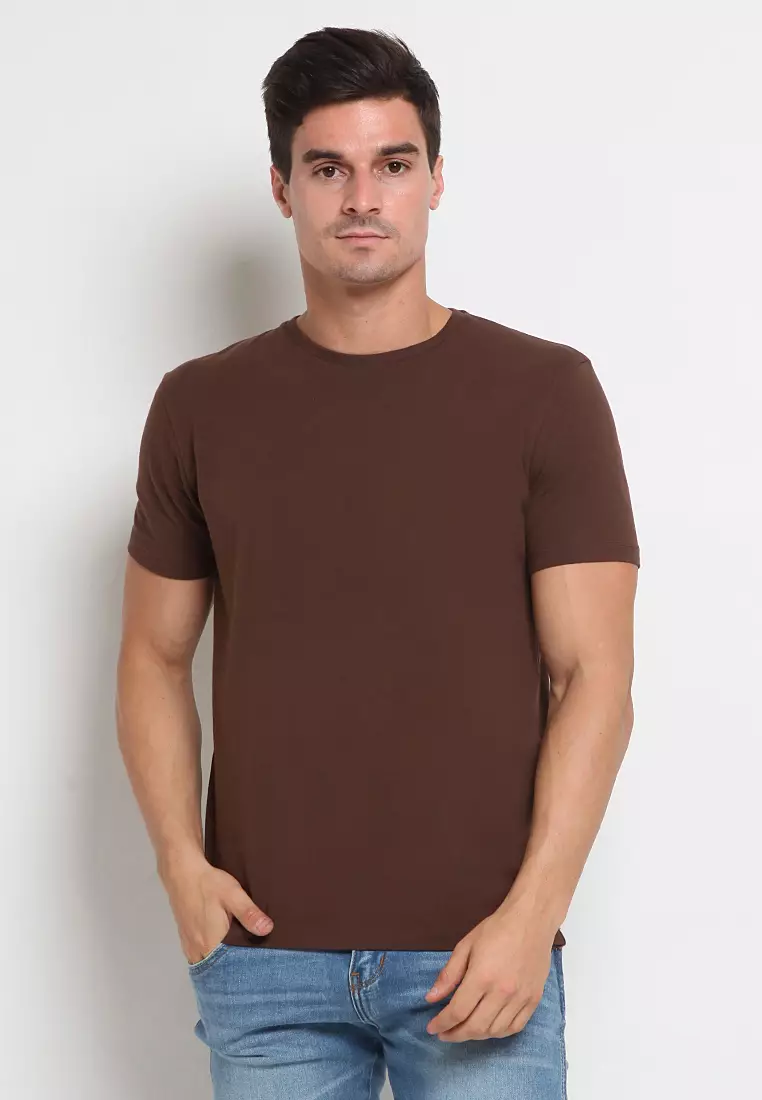 Jual Executive Basic Round Neck T-shirt Original 2025 | ZALORA Indonesia