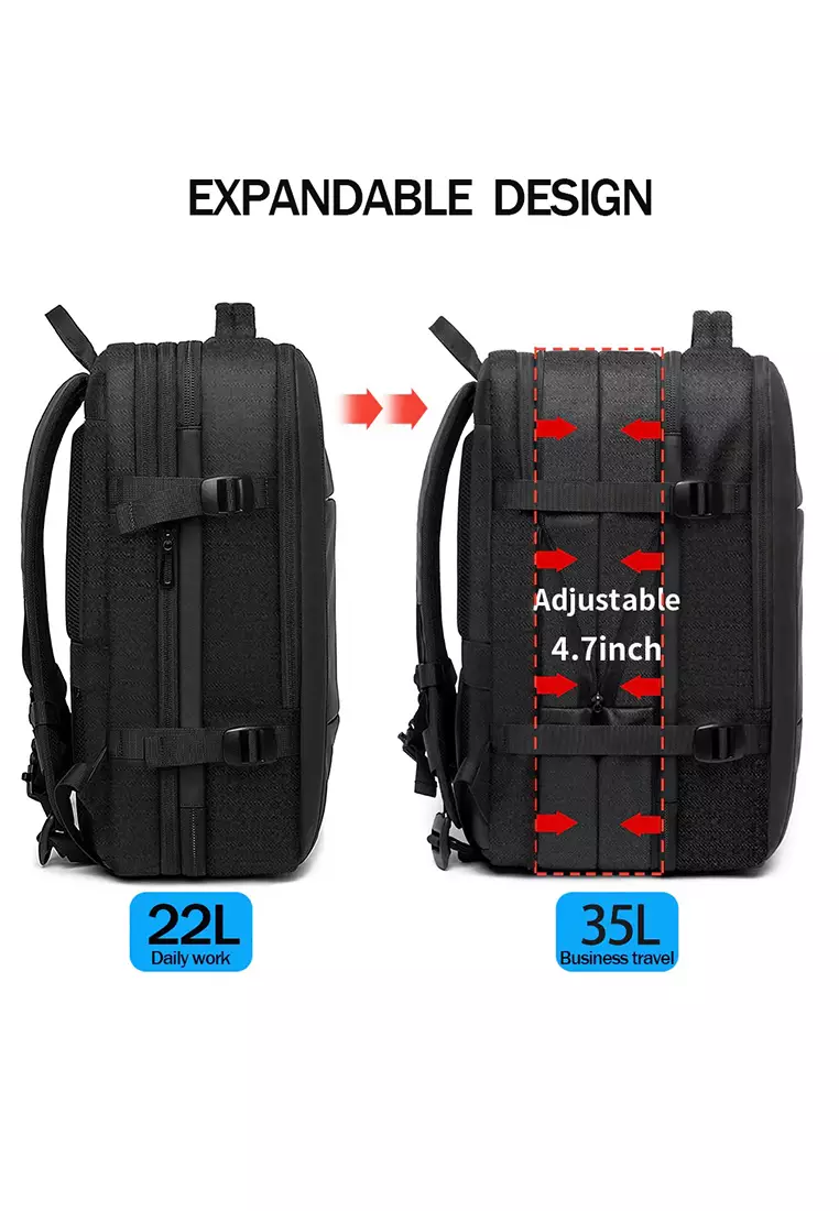 Buy A FRENZ Expandable Travel Laptop Backpack 15.6 inch Multi ...