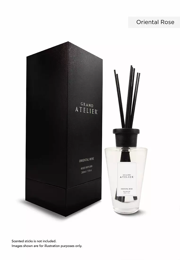 Buy Grand Atelier Oriental Rose 200ml Reed Diffuser (Black Collection ...