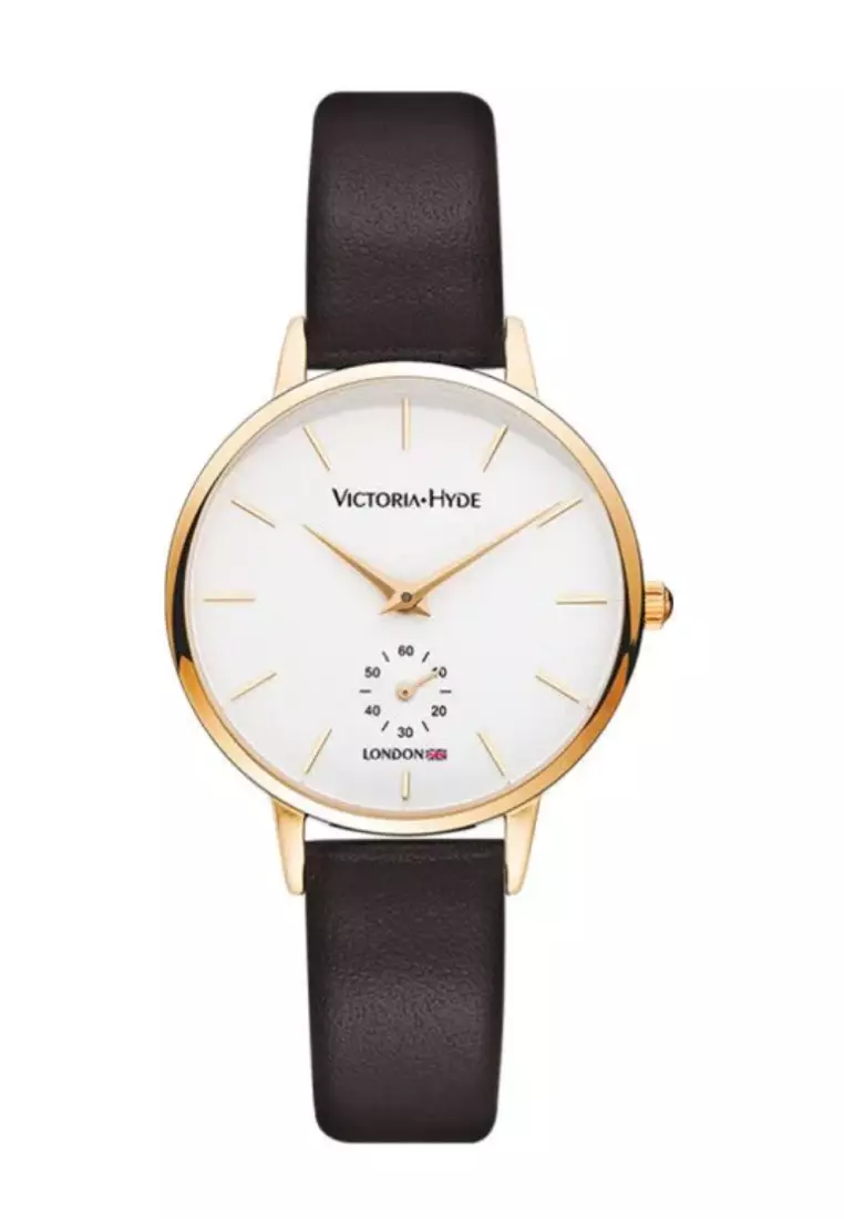 Buy Victoria Hyde London Victoria Hyde Golden Air 34mm Brown leather ...