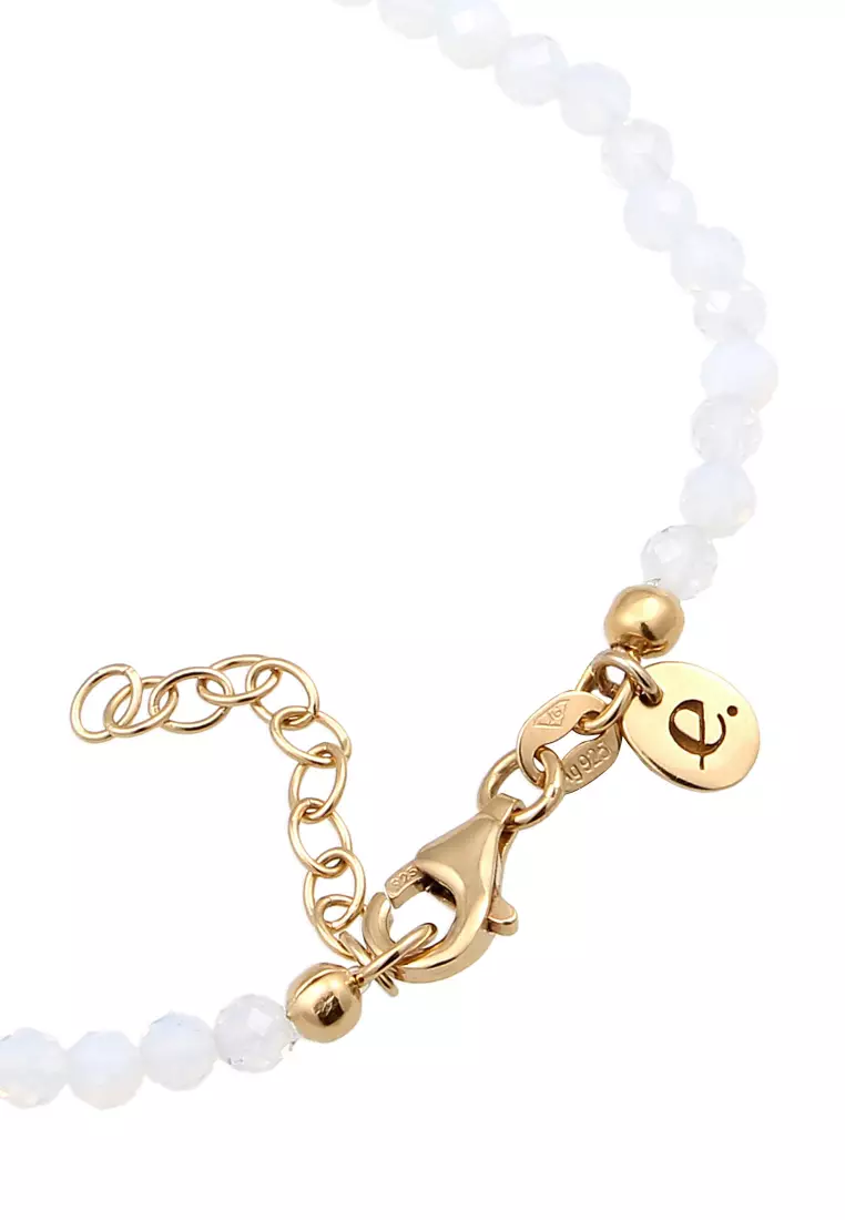 Buy ELLI GERMANY Celestial Moon Star Charm Bracelet – Gold-Plated ...