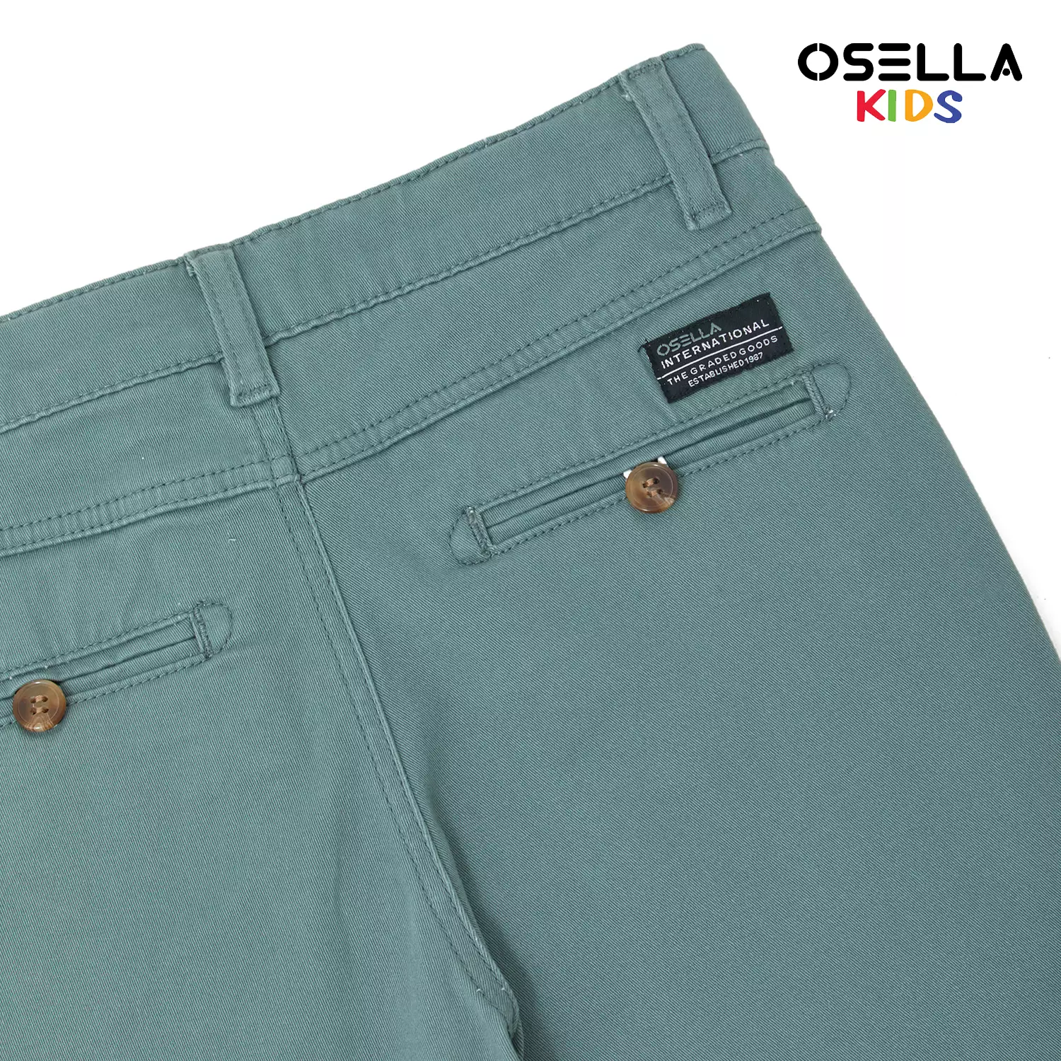 Jual Osella Kids [NEW] Osella Jacob Regular Fit Long Chinos Pants 228P500163 Original 2025 ...