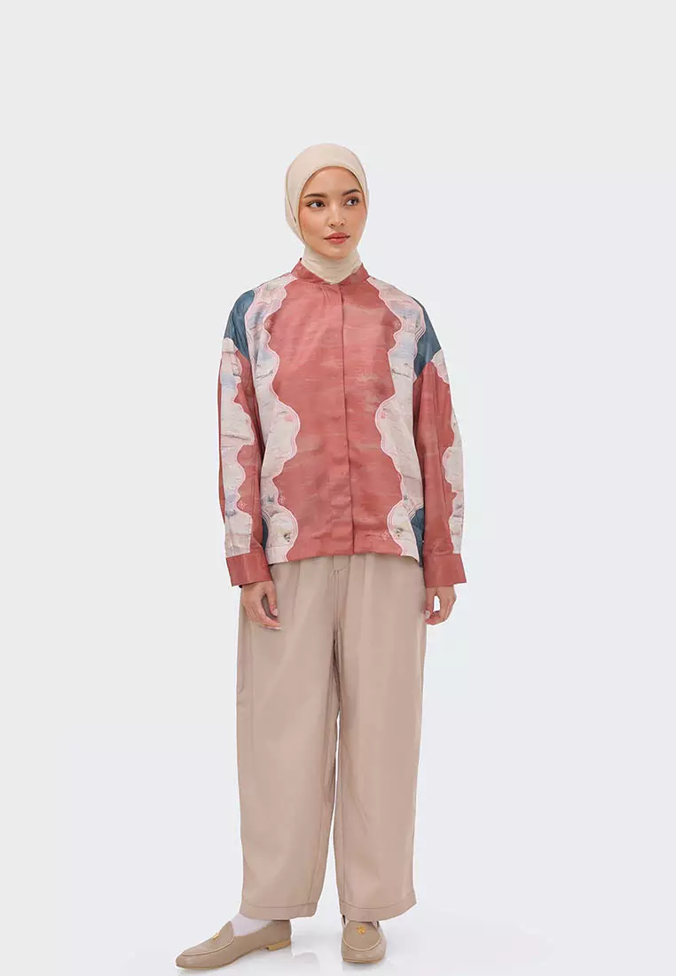 Jual Riamiranda Ria Miranda Terracotta Irenna Jacket Original 2026 | ZALORA Indonesia