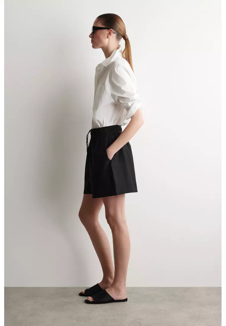 Buy COS RUCHED-WAIST SHORTS 2026 Online | ZALORA