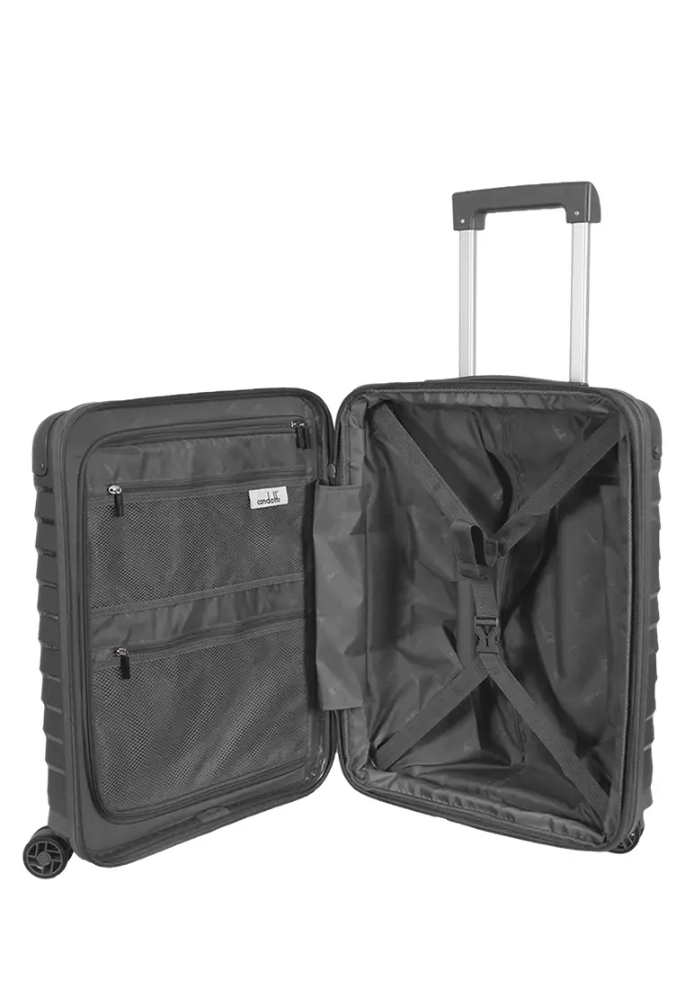 Jual Condotti Koper - Trolley Case Condotti 63127 - 20 inch Dark Grey ...