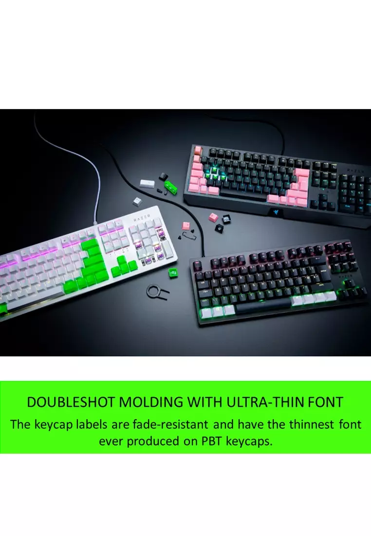 Buy Razer Pbt Keycap Upgrade Set - Quartz Pink 2025 Online | ZALORA
