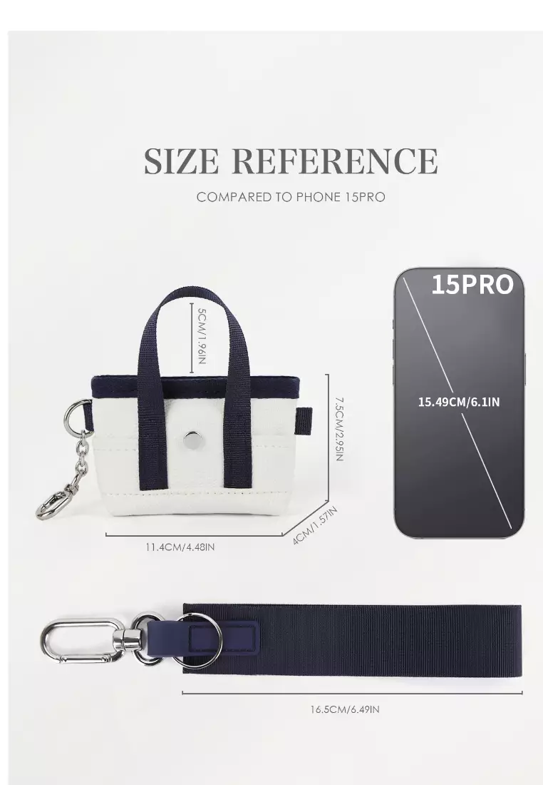 Buy Lara Canvas Mini Tote Wristlet Purses Bag 2025 Online | ZALORA ...