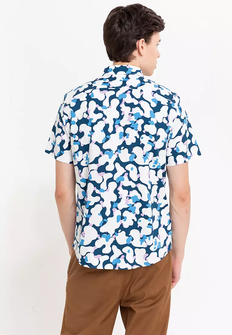 Buy Original Penguin Camo Pete Printed Button Down 2026 Online | ZALORA ...