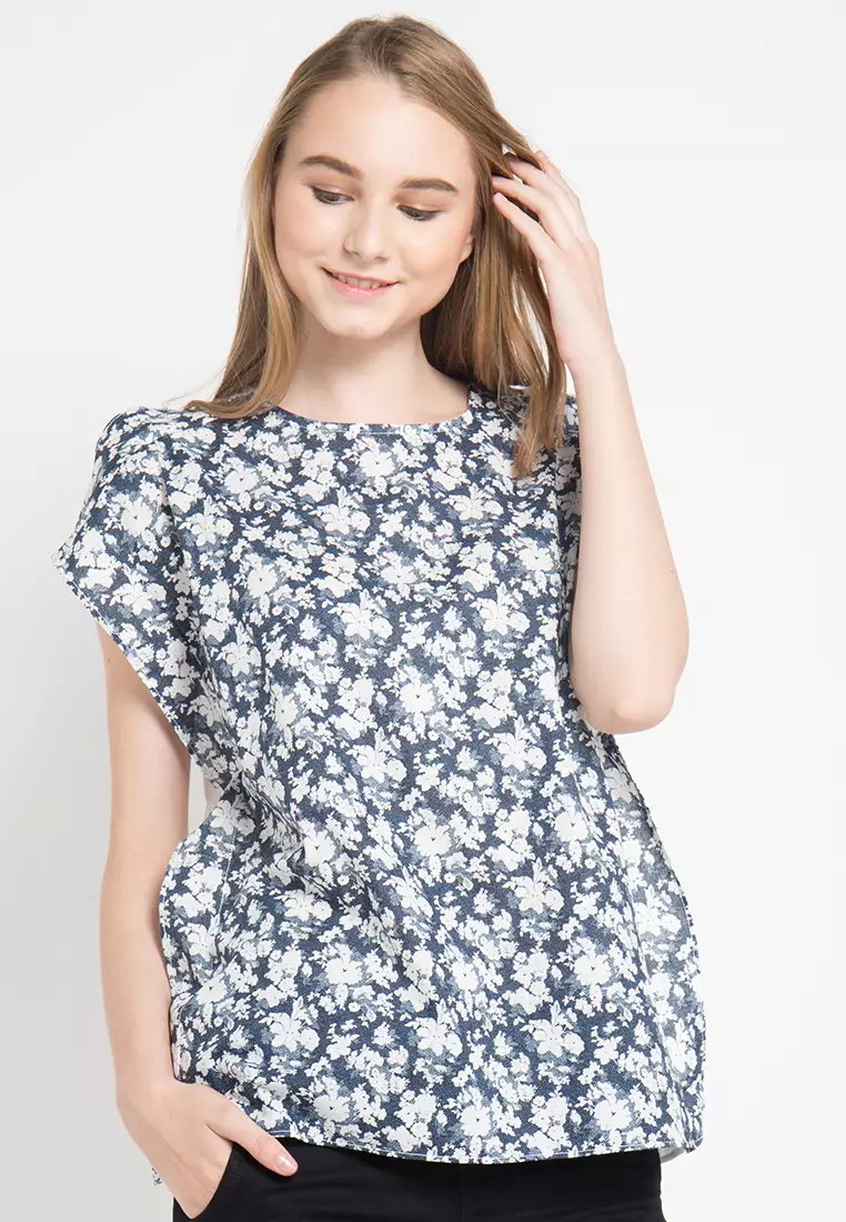 Jual Point One GRACIE Floral Blouse Original 2024 | ZALORA Indonesia