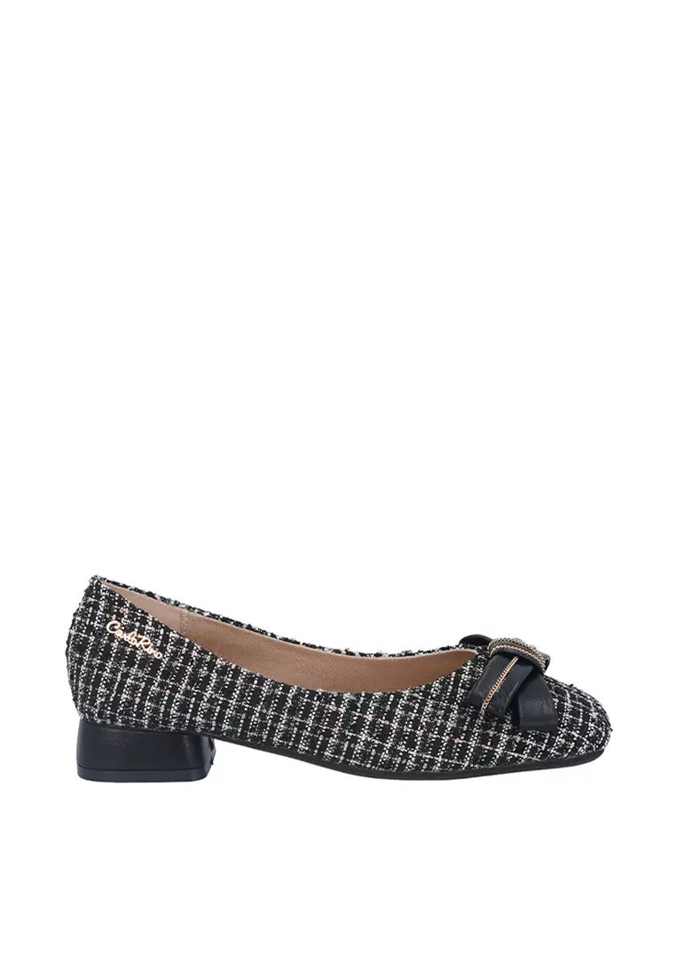 Carlo Rino Black Faye Iridescent Tweed Pumps 2024 | Buy Carlo Rino ...