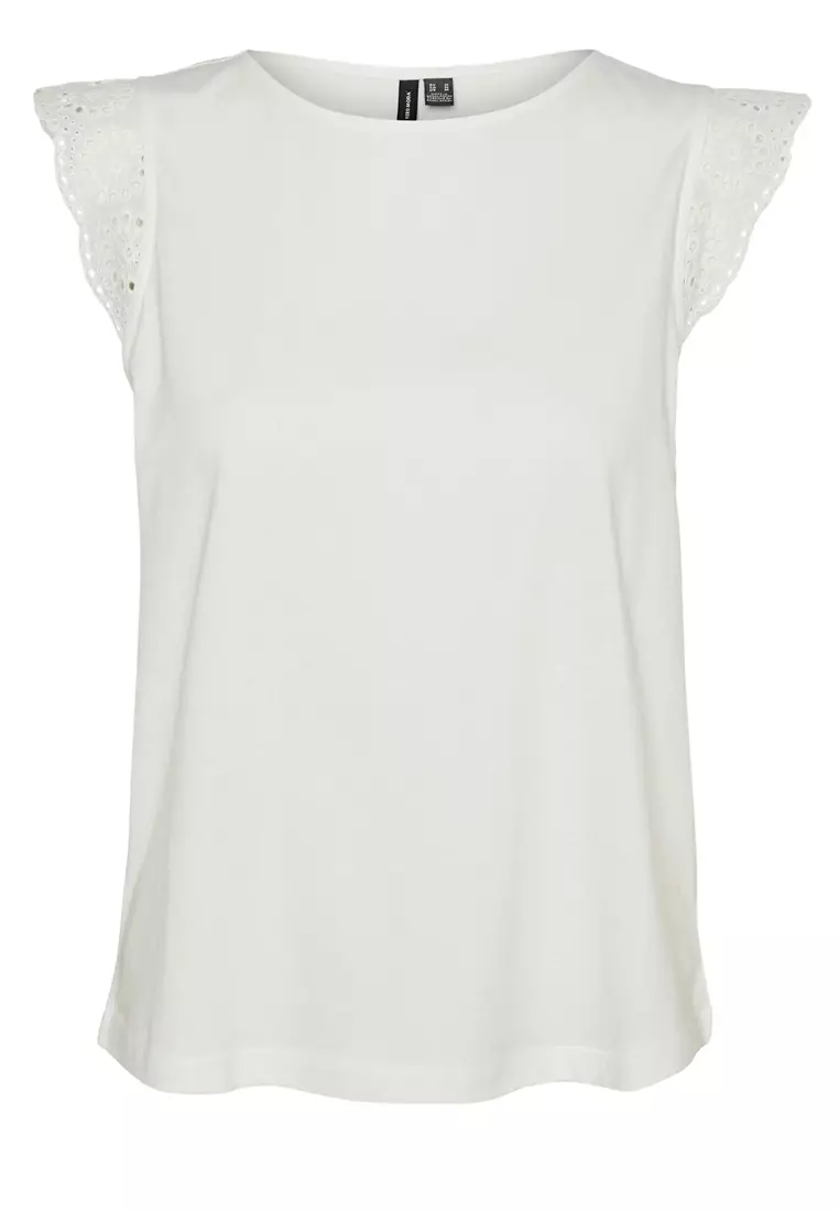 Buy Vero Moda Emily Sleeveless Gathering Top 2025 Online | ZALORA ...