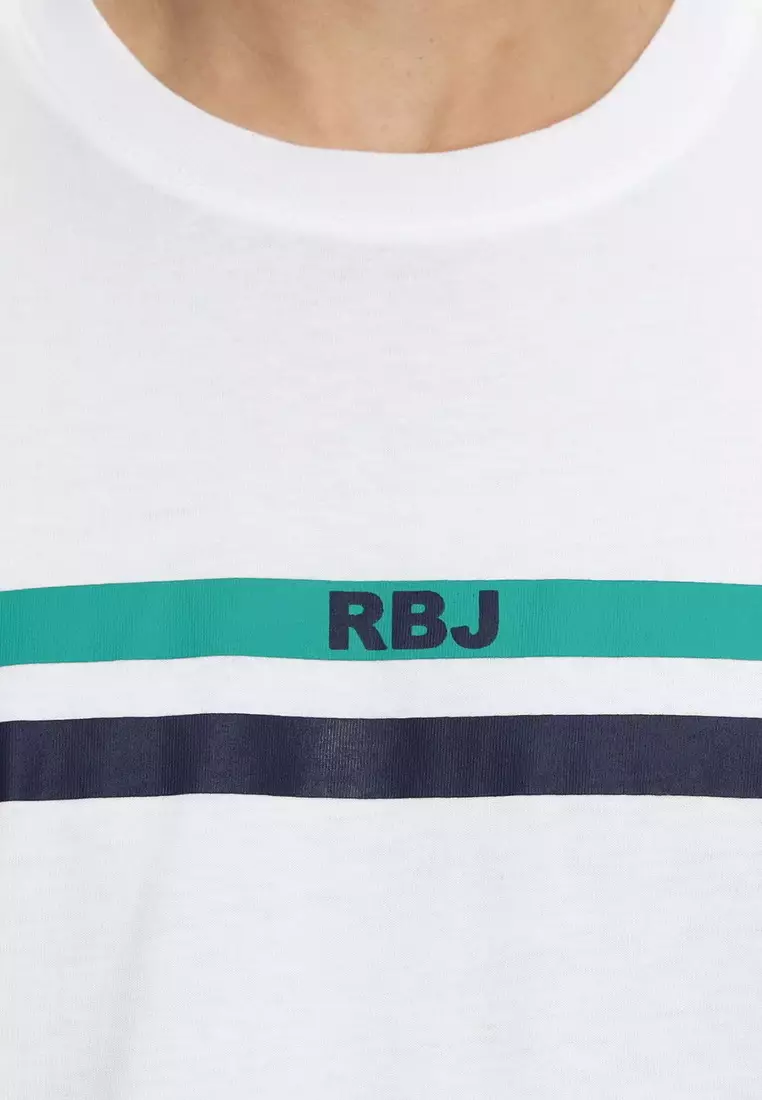 Jual RBJ RBJ T-Shirt Cotton Pria 207430071 Original 2025 | ZALORA Indonesia