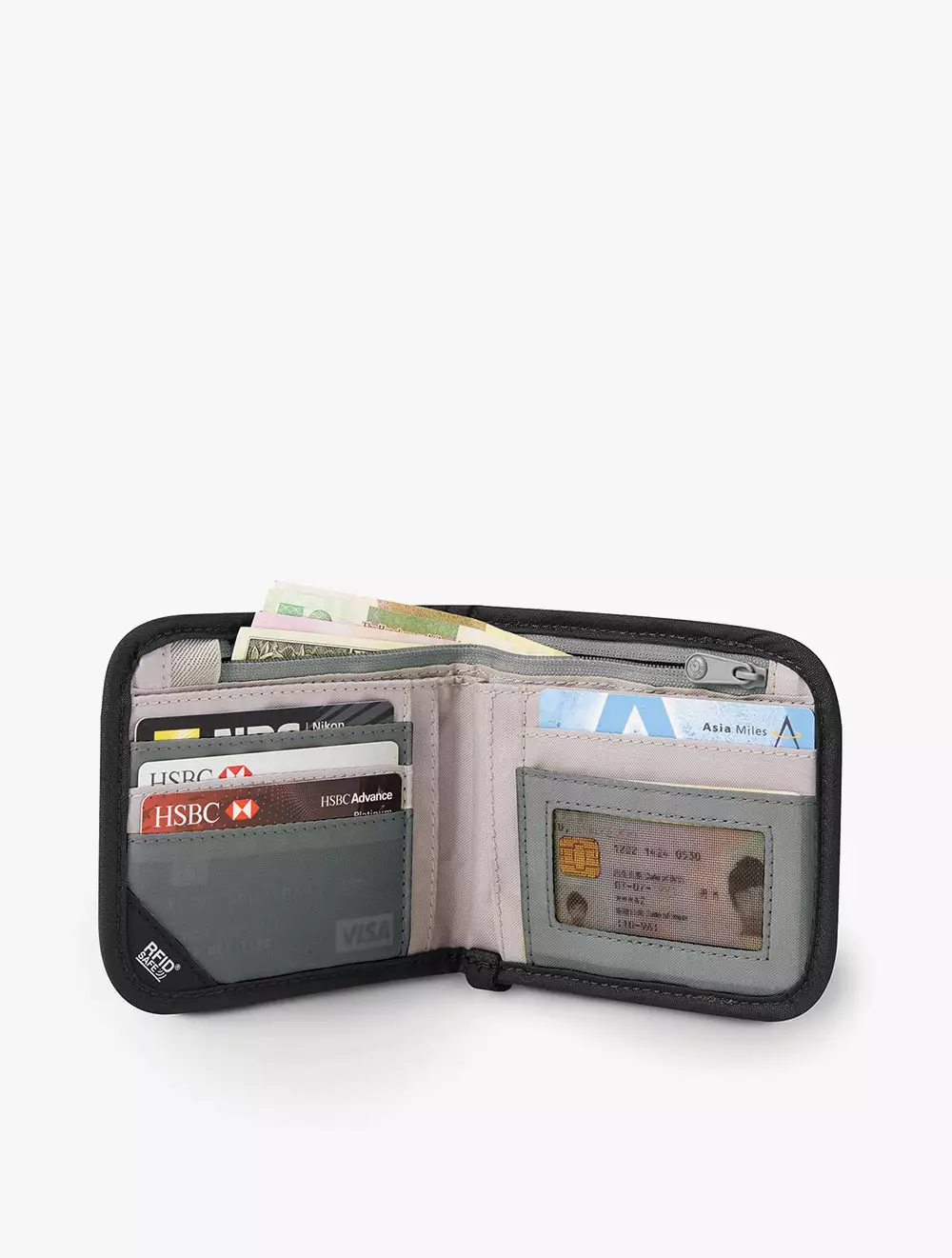 Jual Pacsafe Pacsafe RFIDsafe™ V100 RFID Blocking Bifold Wallet - Black ...