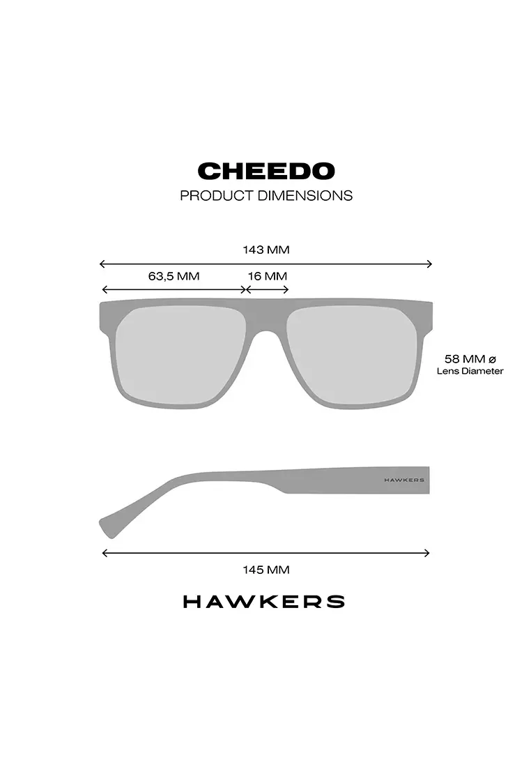 Jual Hawkers HAWKERS Diamond Black Ruby CHEEDO Sunglasses for Men and ...