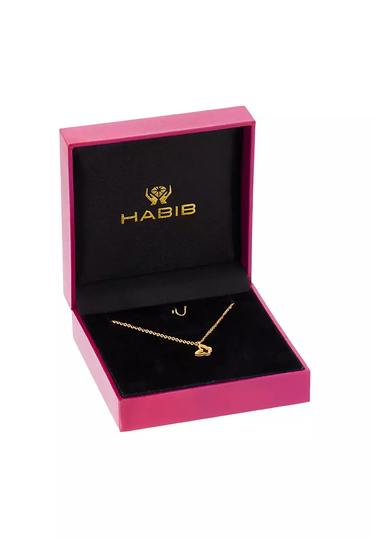 Buy HABIB HABIB Oro Italia 916 Yellow Gold Necklace GC32710425 (22K ...