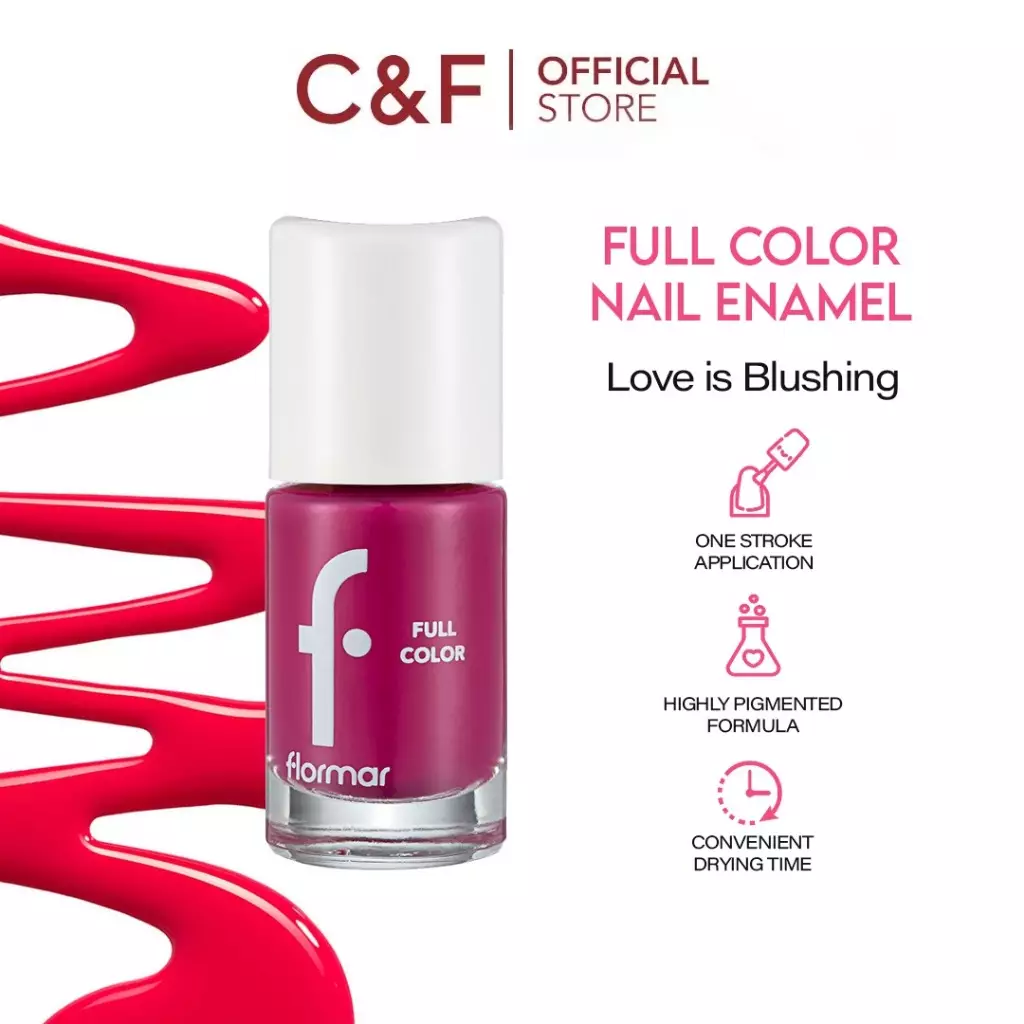 Jual FLORMAR Flormar Full Color Nail Enamel - FC12 Love is Blushin ...