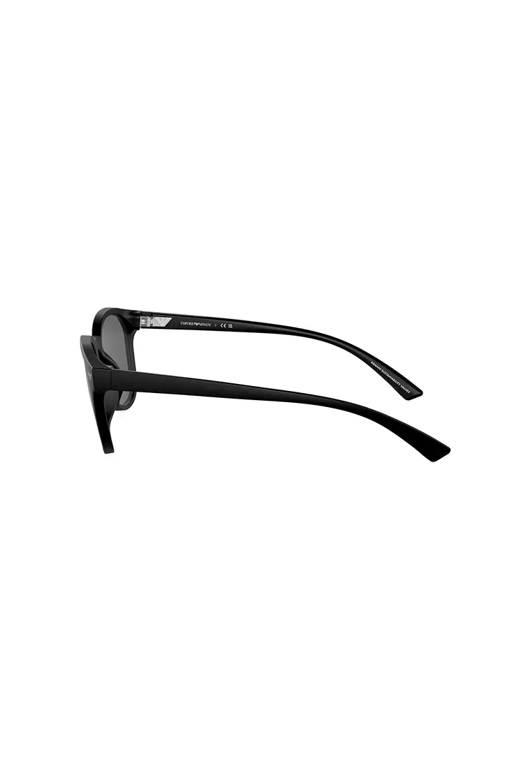 Buy Emporio Armani Men's Phantos Frame Black Injected Sunglasses ...
