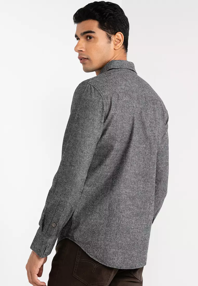 Buy Lois MW6 WOVEN BUTTON-UP SHIRT 2025 Online | ZALORA Philippines