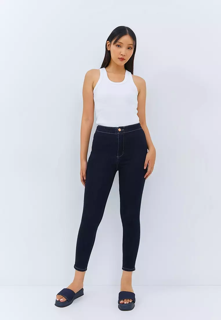 Jual Odiva Woman ADYA SKINNY JEANS NAVY Original 2025 | ZALORA Indonesia