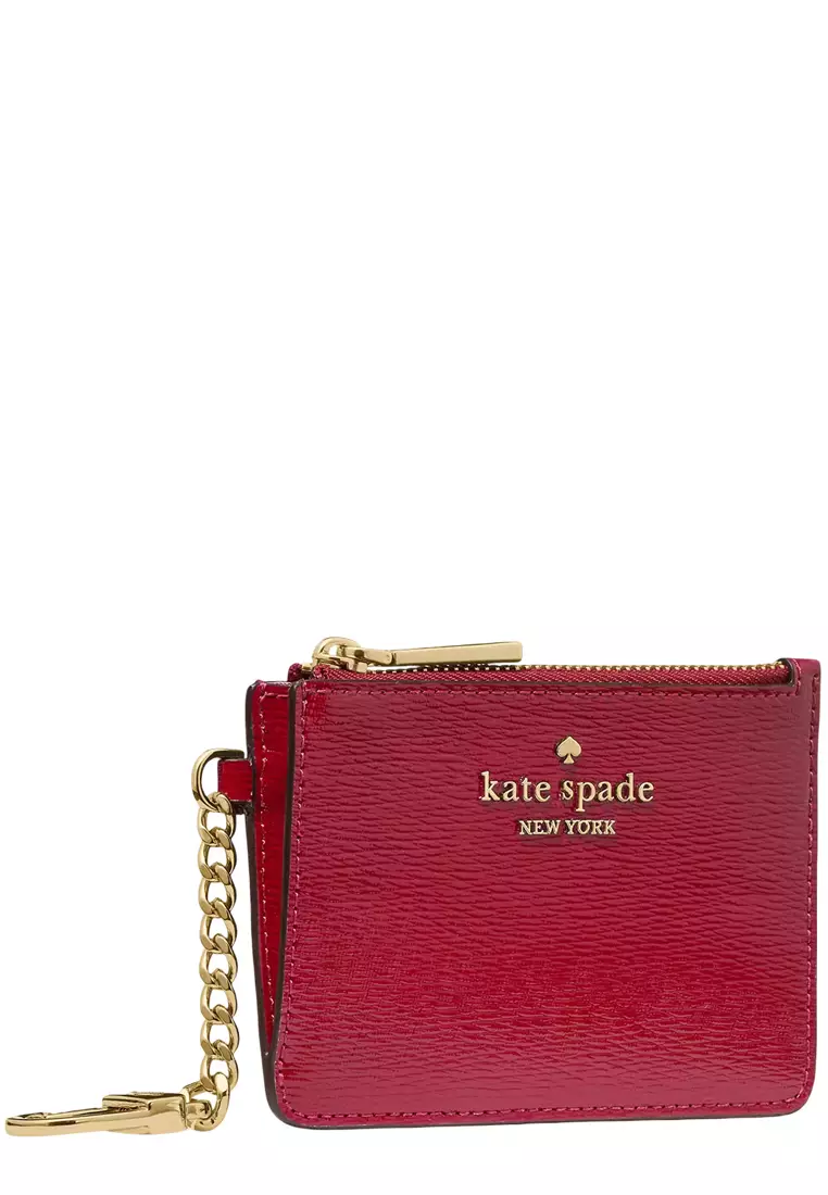 Buy Kate Spade Key Ring Card Holder - Red Jam KN868 2026 Online | ZALORA