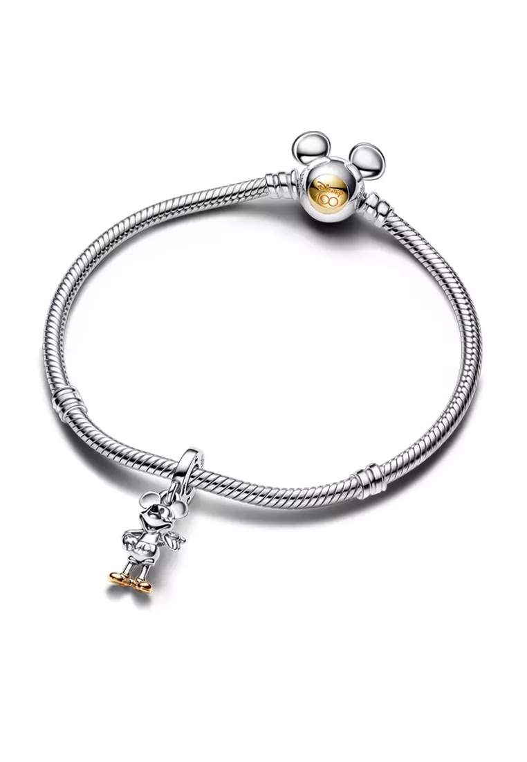 Buy PANDORA Pandora x Disney 100th Anniversary Mickey Mouse Lab-grown ...