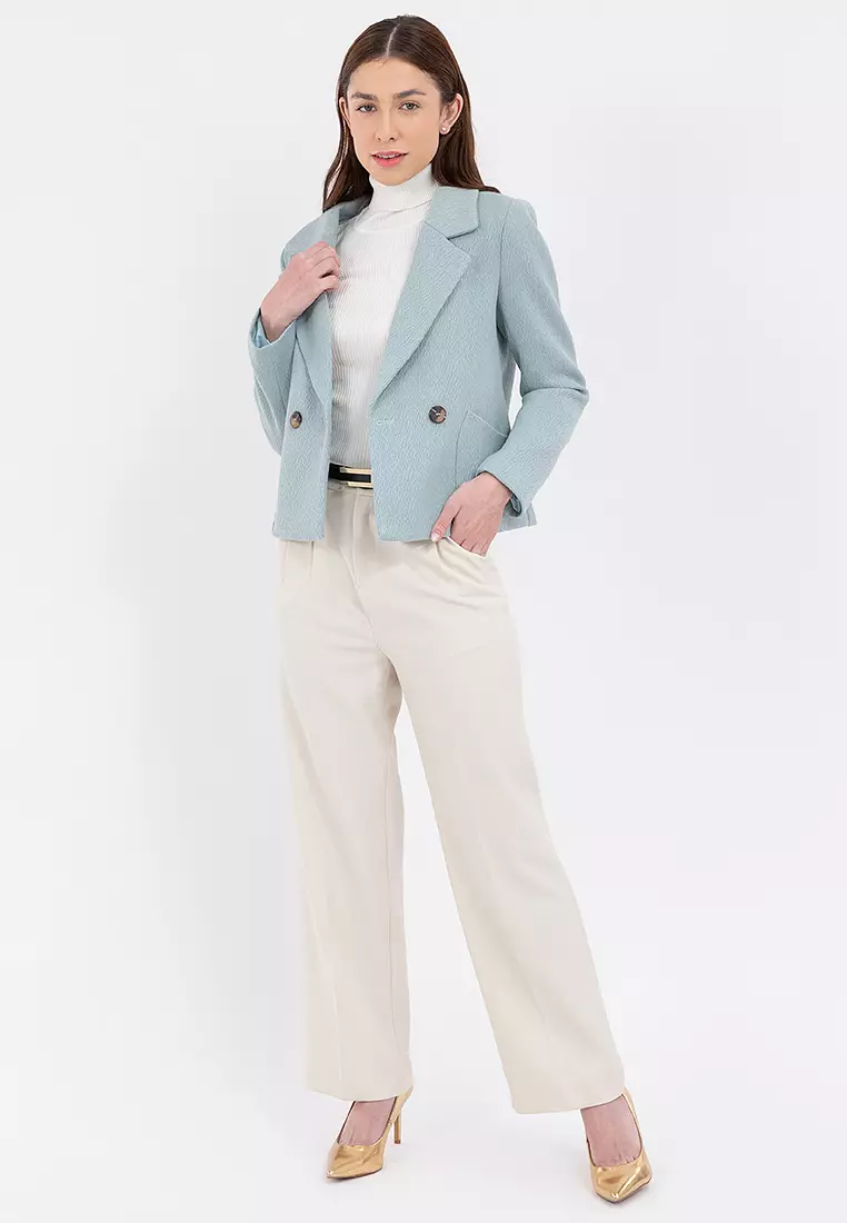Buy Well Suited Textured Woolen Jacket 2026 Online | ZALORA Philippines
