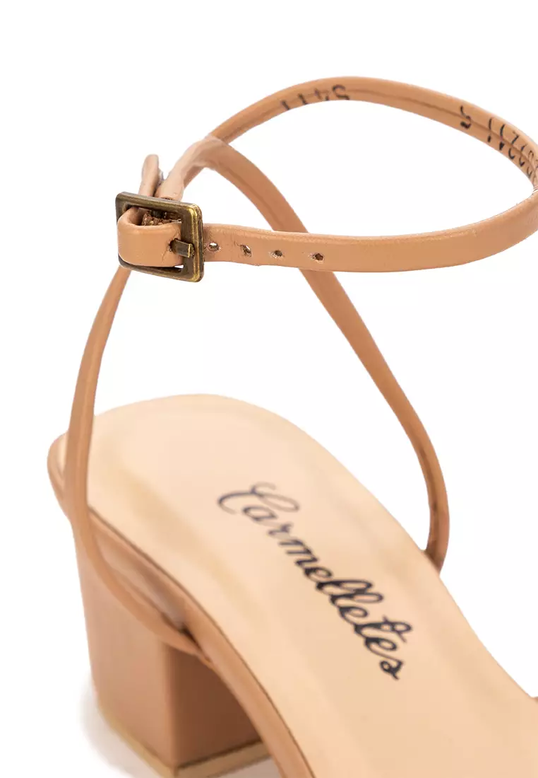 Buy CARMELLETES Strappy Toe Ring Block Heels 2025 Online | ZALORA ...