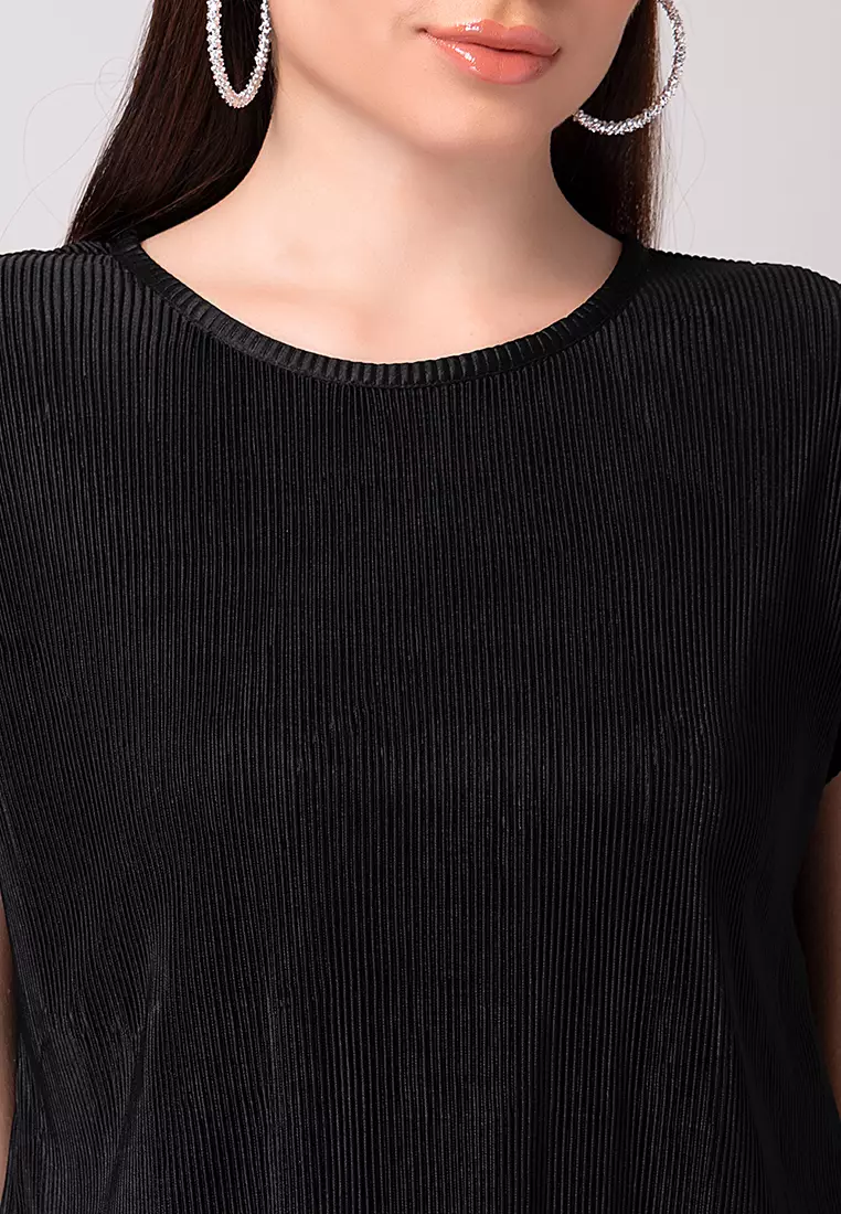 Buy FabAlley Black Pleated Top And Trousers Co-ord Set 2025 Online | ZALORA Philippines