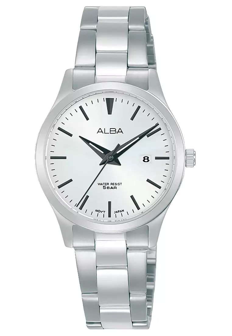 Jual Alba Alba - Jam Tangan Analog Pria - Silver - Stainless Steel ...